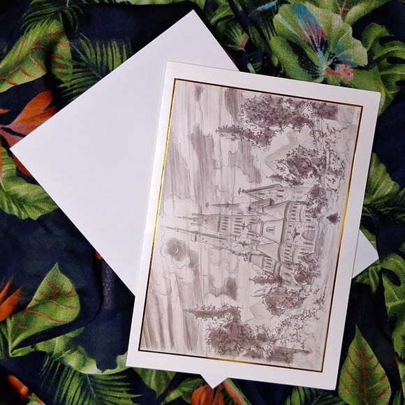 Disney | Office | Disney Beauty And The Beast Castle Story Sketch ...